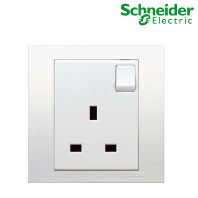 Schneider Vivace KB15_WE - Ổ cắm đơn 3 chấu 13A Màu Trắng - Quốc Phương ...